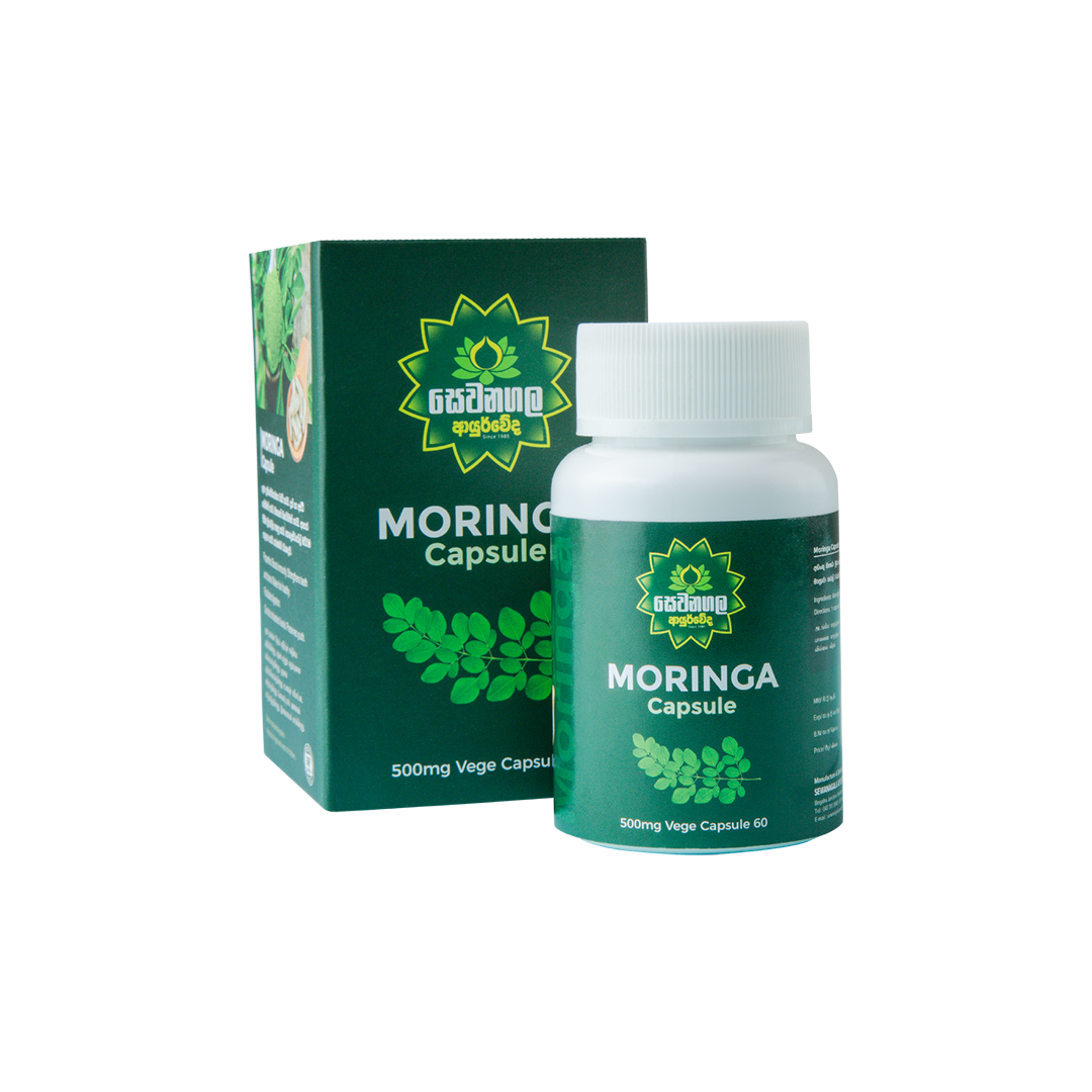 Moringa Capsule - 60 capsules – Sewanagala Ayurvedic Drugs Manufacture ...