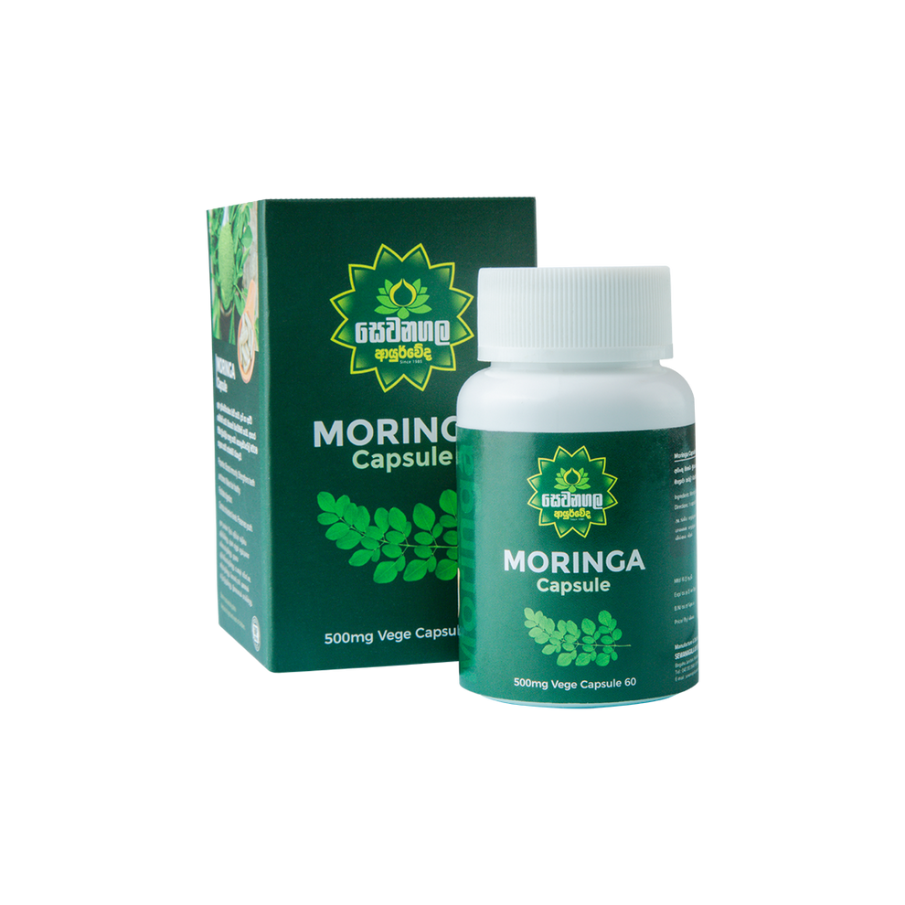 Moringa Capsule - 60 capsules – Sewanagala Ayurvedic Drugs Manufacture ...